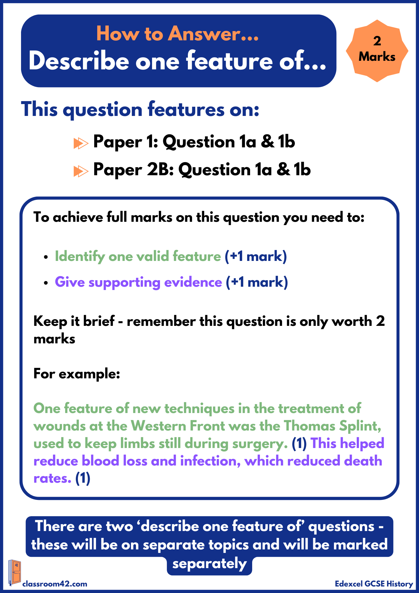‘Describe’ Questions – Exam Technique Edexcel Crime – Classroom 42